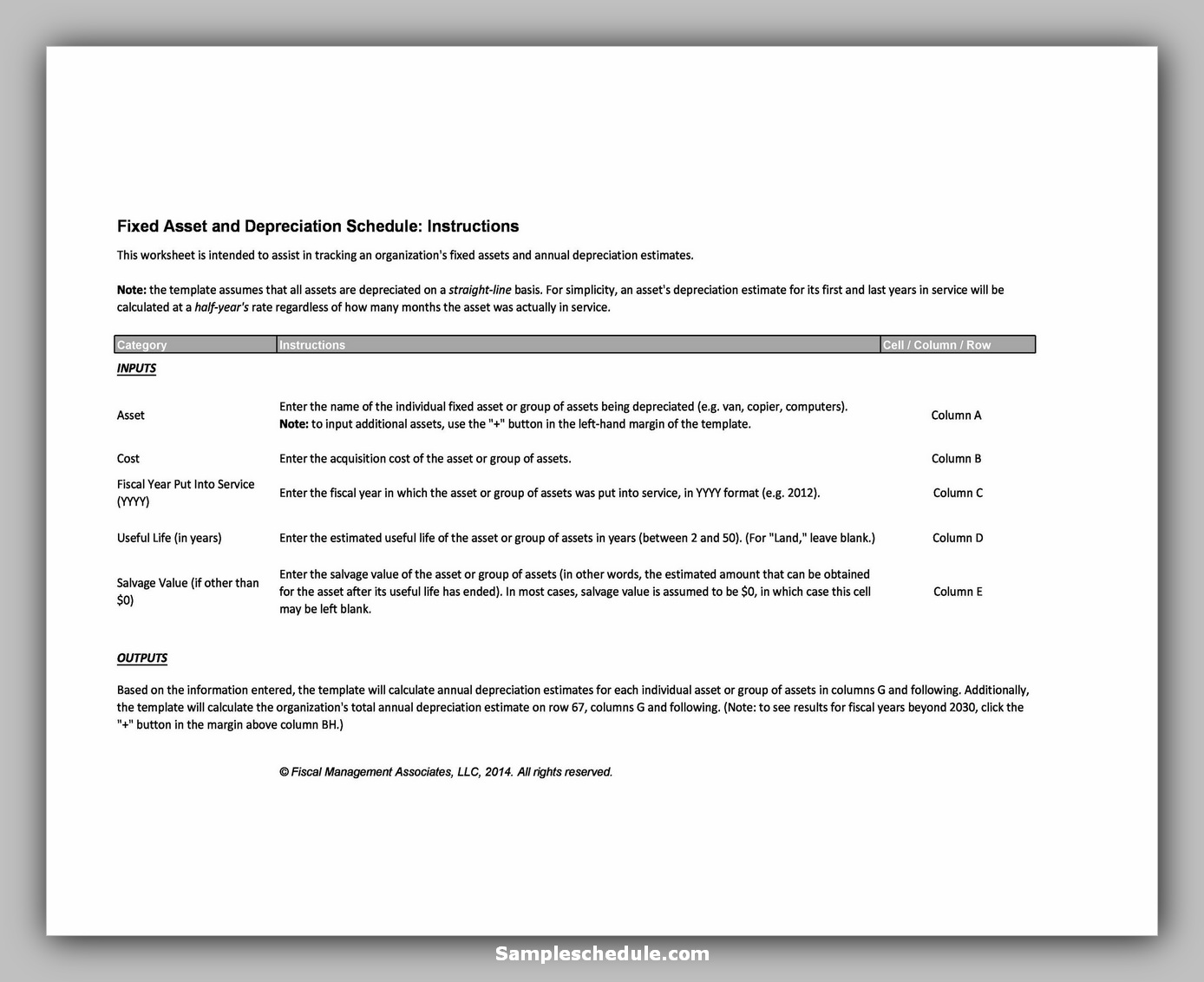 27+ Sample Depreciation Schedule – sample schedule