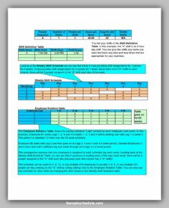 20 DuPont Shift Schedule Free – sample schedule
