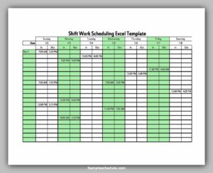 20 DuPont Shift Schedule Free - sample schedule