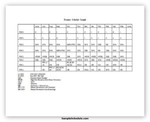 51 Free Rotation Schedule Template - sample schedule