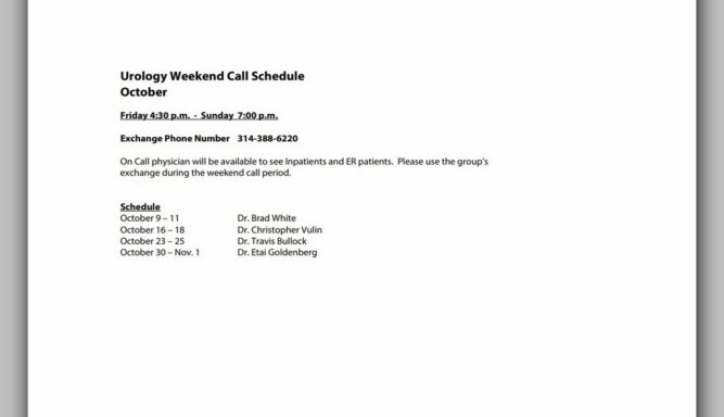 Create a Perfect Paint Schedule: Tips & 7+ Free Template - sample schedule