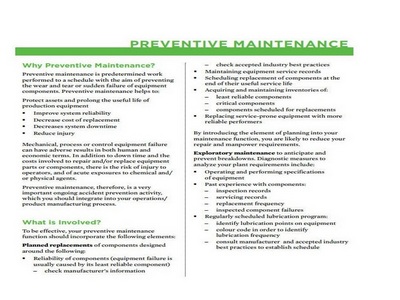 20+ Free Preventive Maintenance Schedule Template (Excel, Word & PDF ...