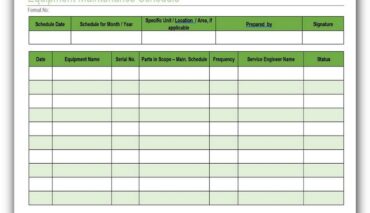 7+ Free Building Maintenance Schedule Template for Building Managers ...