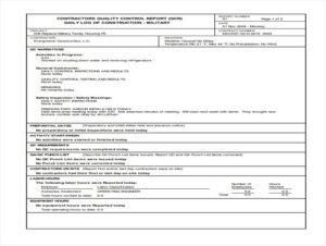 10+ Free Construction Daily Log Template - sample schedule