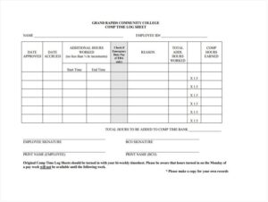17+ Daily Log Template FREE – sample schedule