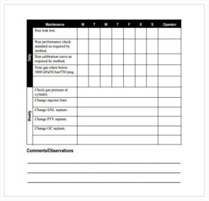 20+ Free Preventive Maintenance Schedule Template (Excel, Word & PDF ...