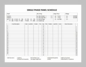 25+ Free Panel Schedule Template Excel - sample schedule