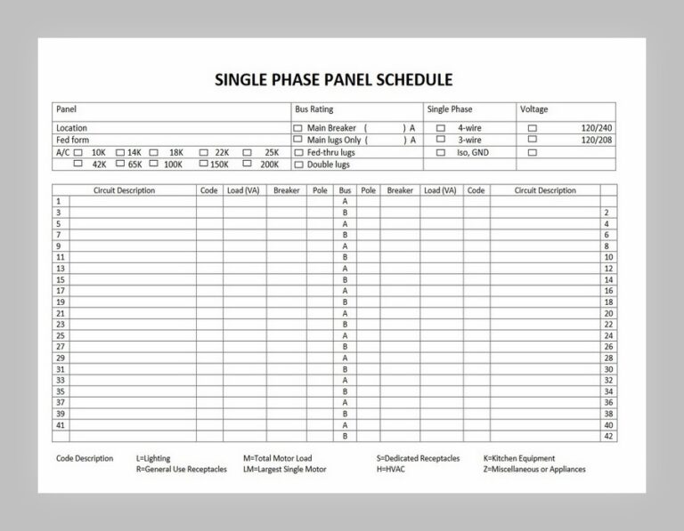25+ Free Panel Schedule Template Excel - sample schedule