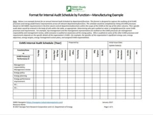 16+ Excellent Audit Schedule Template - sample schedule