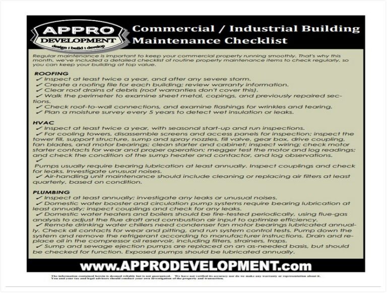 11+ Free Building Maintenance Schedule Template for Building Managers ...