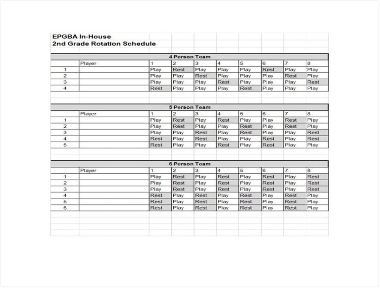13+ Outstanding On Call Rotation Schedule Template – sample schedule