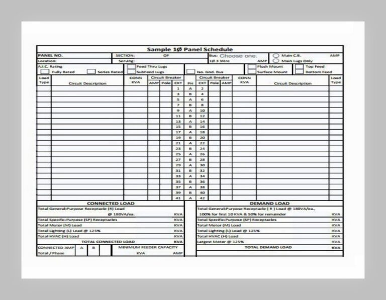 25+ Free Panel Schedule Template Excel - sample schedule