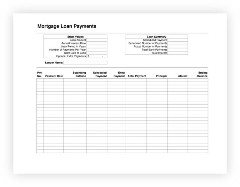 55+ Simple Payment Schedule Template (Word, Excel) – sample schedule