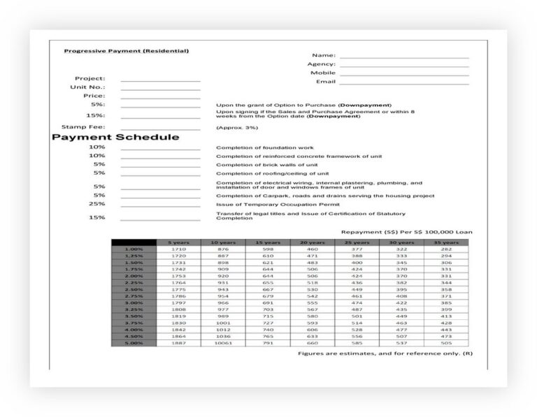 55+ Simple Payment Schedule Template (Word, Excel) - sample schedule