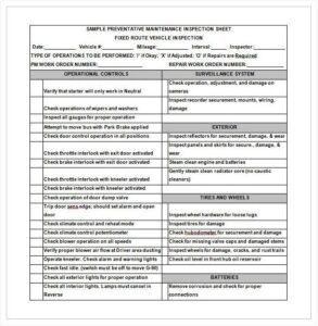 20+ Free Preventive Maintenance Schedule Template (Excel, Word & PDF ...