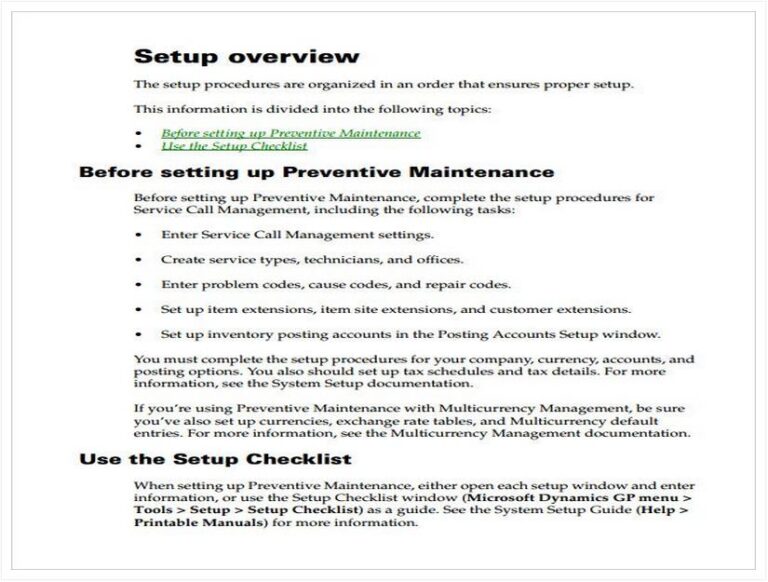 20+ Free Preventive Maintenance Schedule Template (Excel, Word & PDF ...