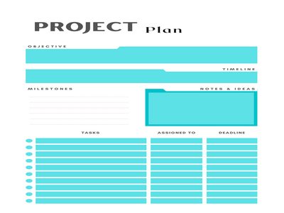 53 Free Project Plan Template [PDF, Excel, Word,] - sample schedule