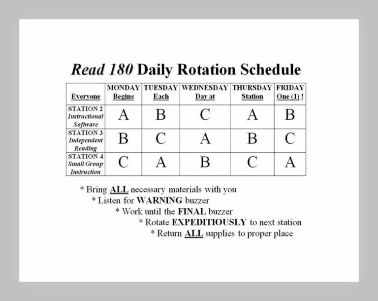 Shift Rotation Schedule Template 8+ Free - sample schedule
