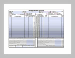 25+ Free Panel Schedule Template Excel - sample schedule