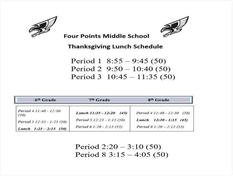 15+ Useful Lunch Schedule Template To Make A Discipline and Healthy ...