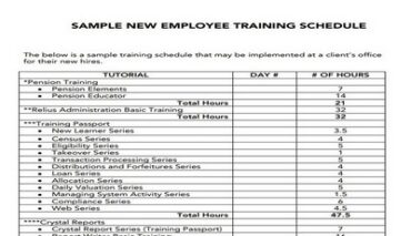 10+ Best Weekly Training Schedule – sample schedule