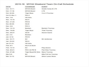 13+ Outstanding On Call Rotation Schedule Template – sample schedule