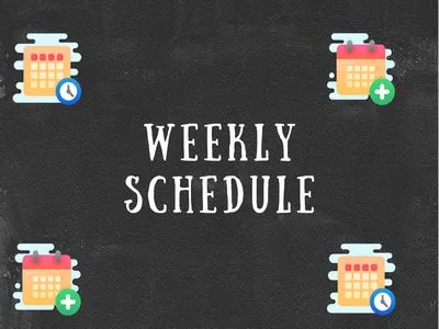 50+ Amazing Weekly Schedule Template (Excel, Word, PDF) - sample schedule