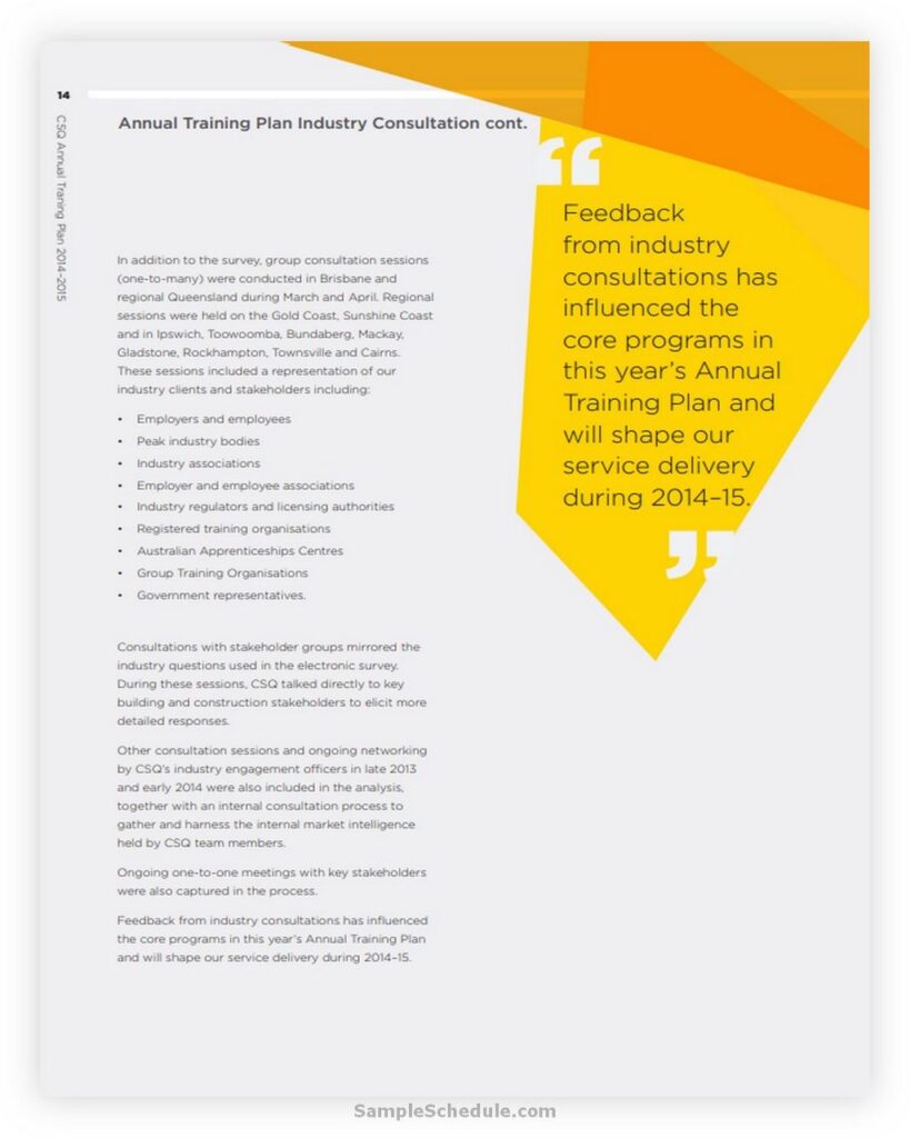 15+ Best Annual Training Plan Template [Excel, Word & PDF] - sample ...