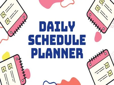 20+ Free Daily Schedule Planner Template - sample schedule