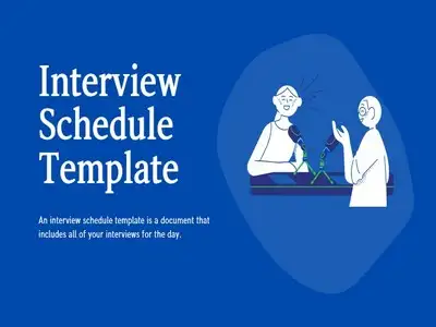 12+ Powerful Interview Schedule Template & How to Schedule Interviews ...