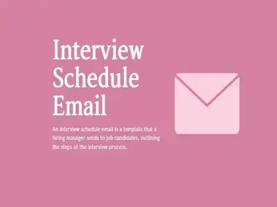 10+ Best Interview Schedule Email Template and Recruitment & Hiring ...