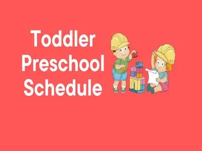 5+ Toddler Preschool Schedule - The Best Kids' Scheduling Plan for the ...