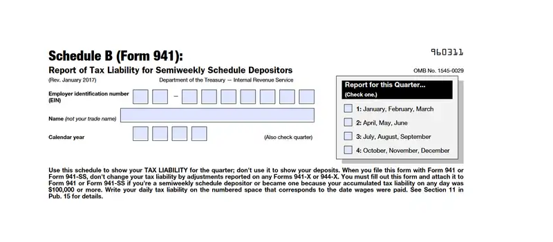 941 Schedule B Form: How to Stay Ahead of the IRS When Filing It ...